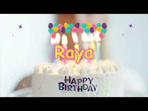 Happy Birthday Raya | Personalized Birthday Song