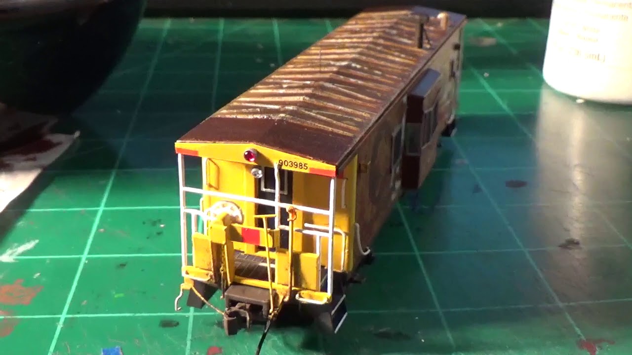 14:44 **HOW TO** HO Scale C27A B&O Caboose Kitbash! Part 12. Final ...