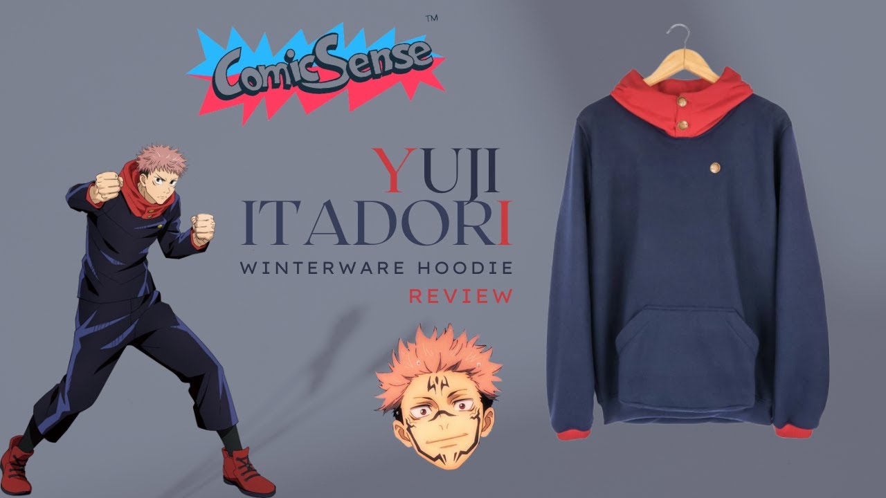 Yuji Itadori Hoodie | Jujutsu Kaisen Merch | Review - YouTube