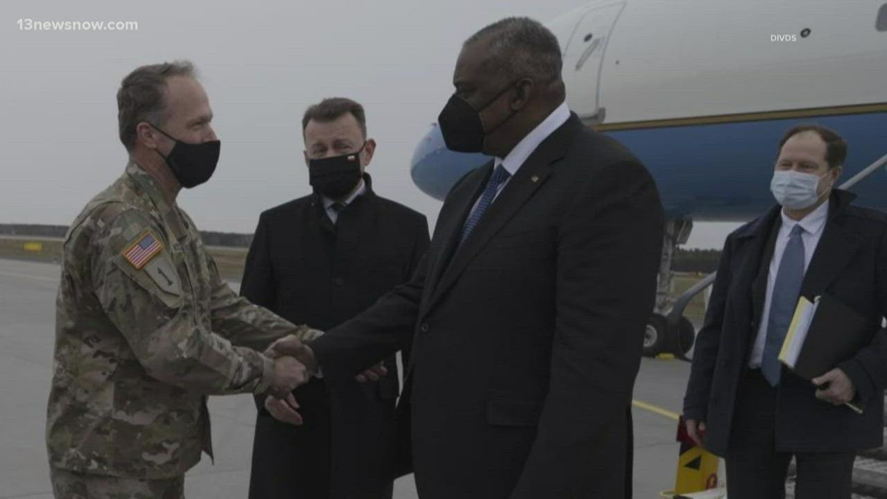 Defense Secretary Austin weighs in on Russia-Ukraine situation - YouTube