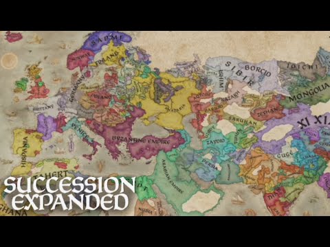Ck3 expanded succession mod Timelapse - YouTube