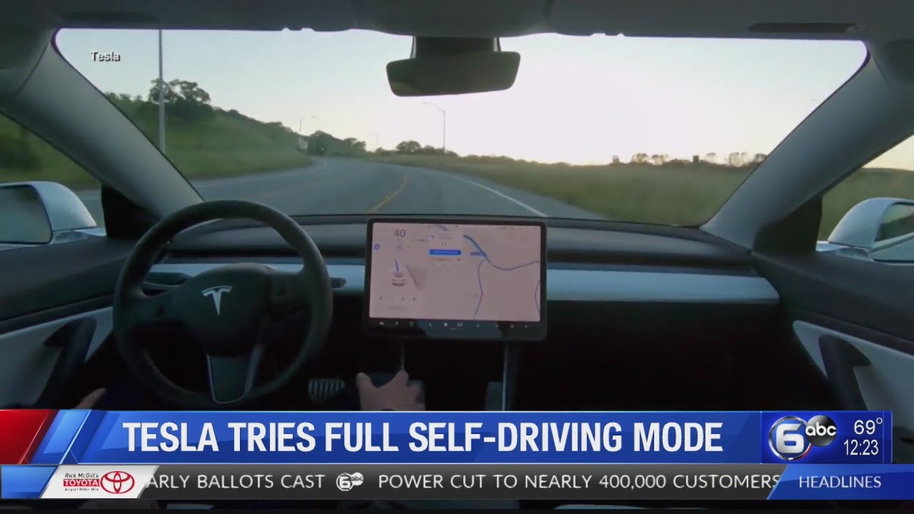 Tesla 'full self-driving' vehicles can't drive themselves - YouTube