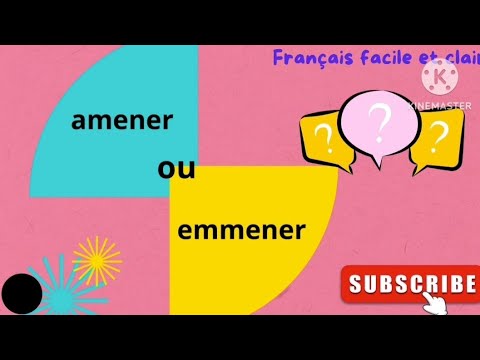 amener et emmener explication facile - YouTube