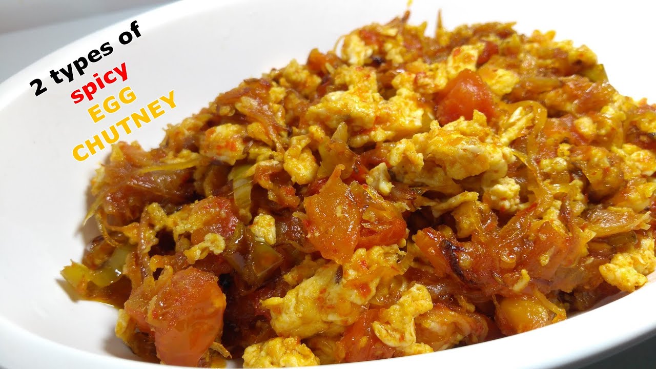 New Egg Chutney Recipe tasty and simple, Spicy egg chutney recipe, Egg ...