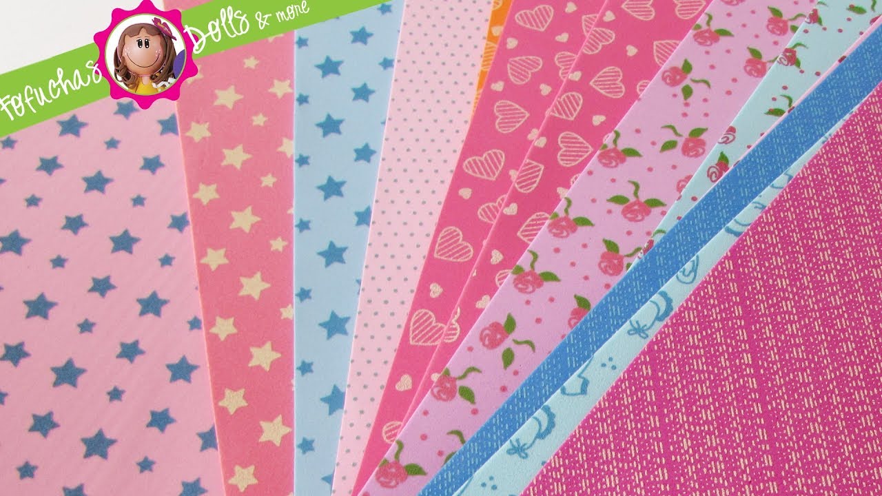 New Pattern Foam Sheets! Available in my Etsy Shop - YouTube