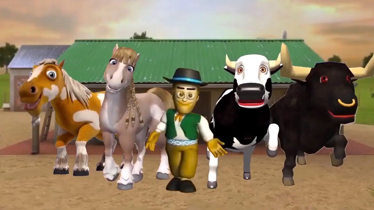 La Vaca Lola Bailando En La Granja De Zenón Con El Toro Lolo y Los Dos ...