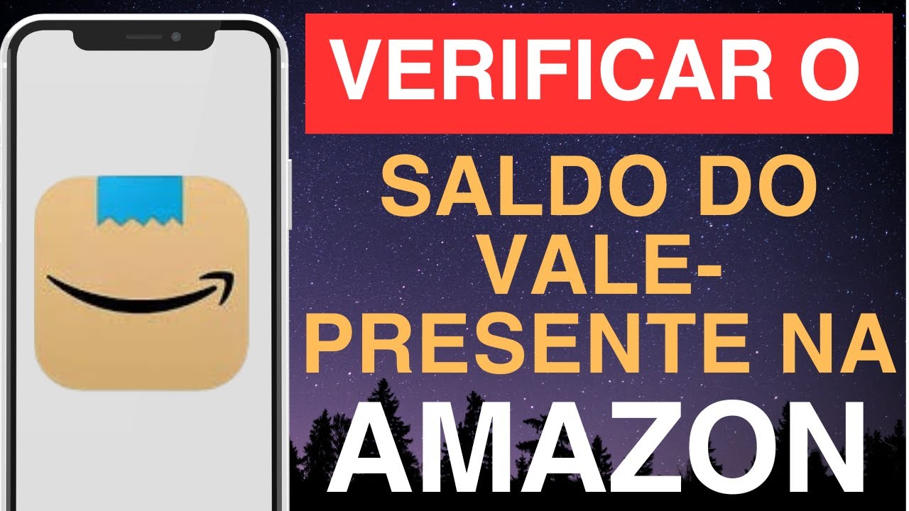 Como verificar o saldo do vale presente na Amazon - YouTube
