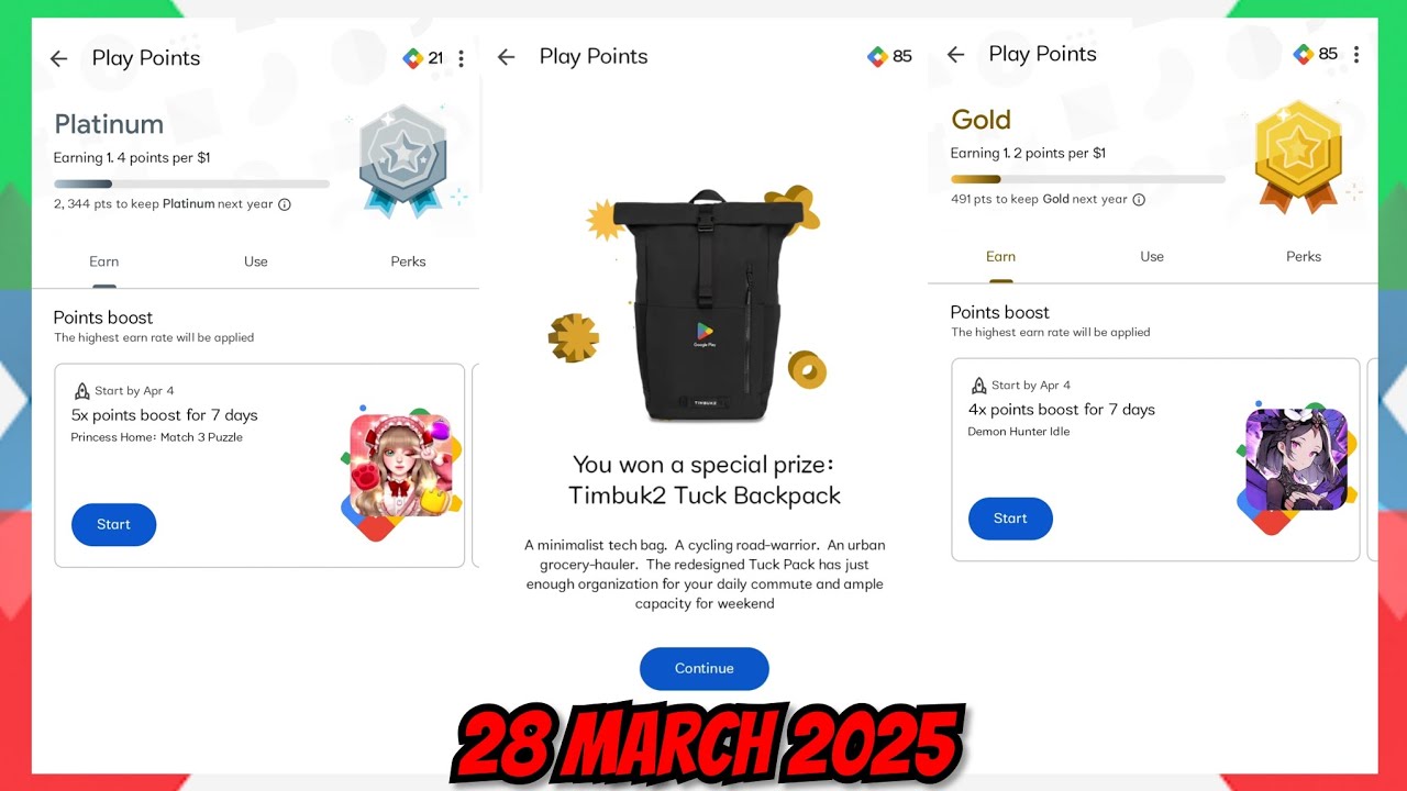 Super Weekly Prize Perks | Google Play Points - YouTube
