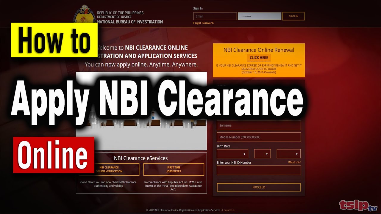 Paano kumuha ng NBI Clearance Online for the 1st time (OFW) - YouTube