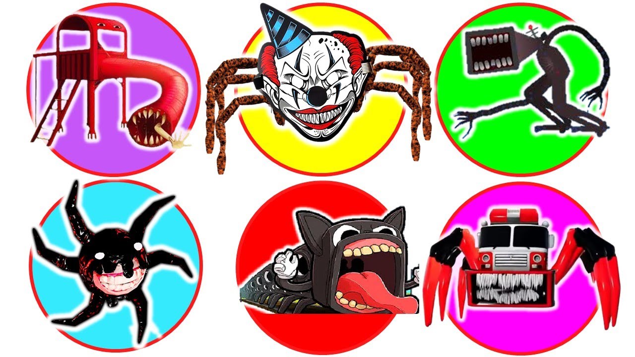 MONSTER VS Monster Gorka, Clown Eater, Megahorn, Scewwch Roblox, Train ...