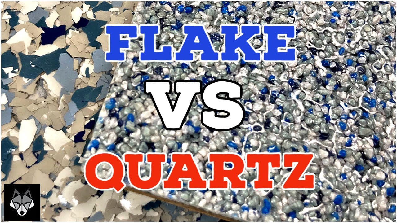 Epoxy Flake vs Quartz Flooring: What's the Difference? - YouTube