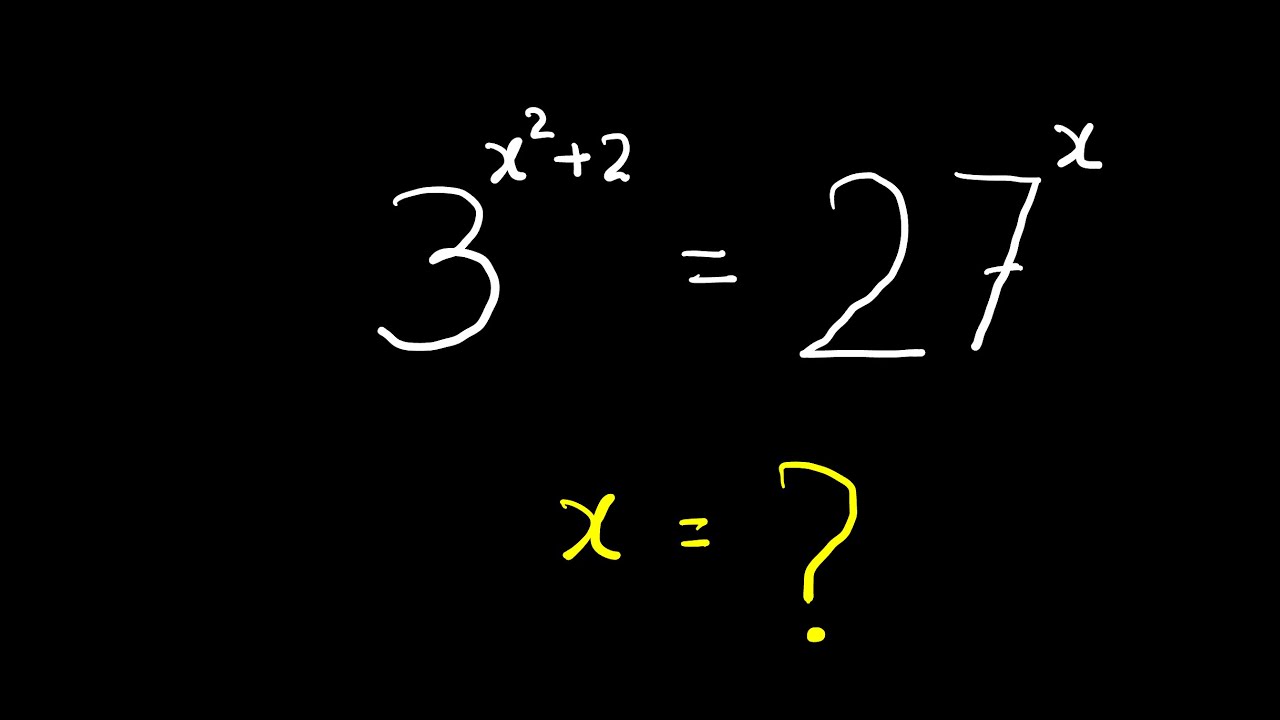 Nice exponent question - YouTube