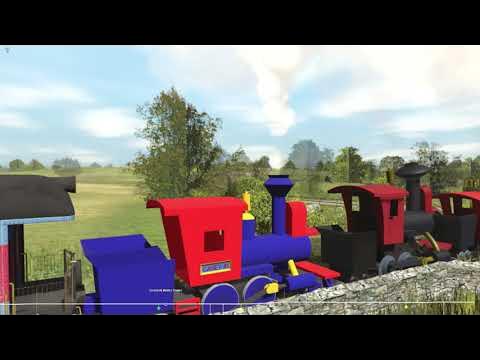 TRAINZ RAILROAD SIMULATOR - CASEY JR VS CASEY TANGY - THOMAS AND TRAINZ COMPILATION GONE WRONG ...