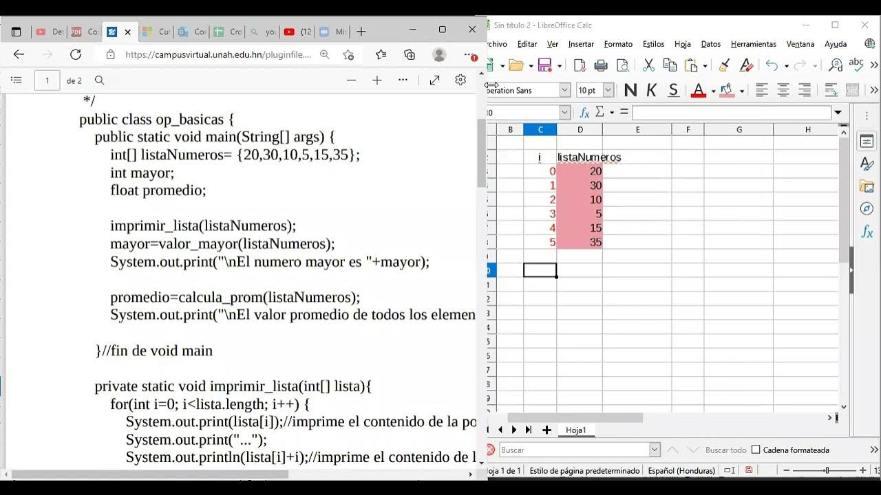 Implementando vectores en Java. Clase del 2 de Noviembre - YouTube