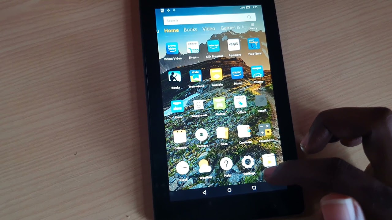 Amazon Fire Tablet Blue Shade (Blue Light Filter) - YouTube