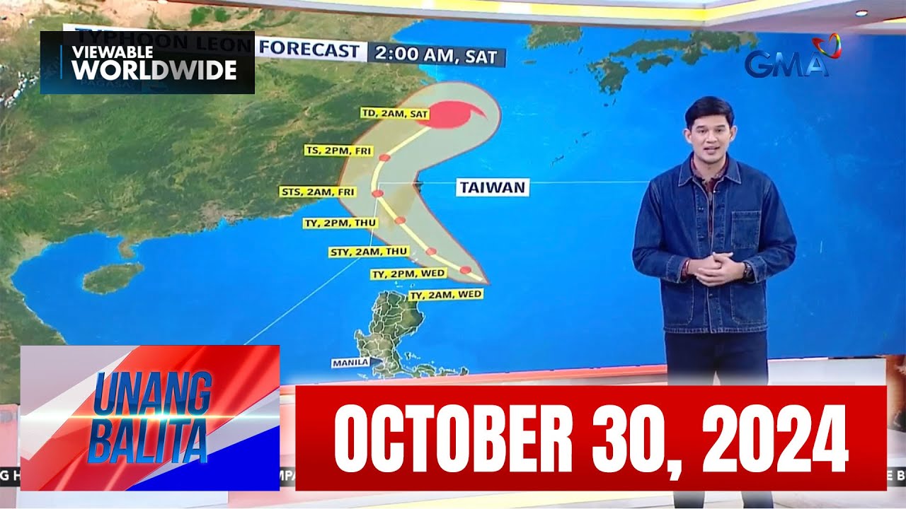 Unang Balita sa Unang Hirit: OCTOBER 30, 2024 [HD] - YouTube