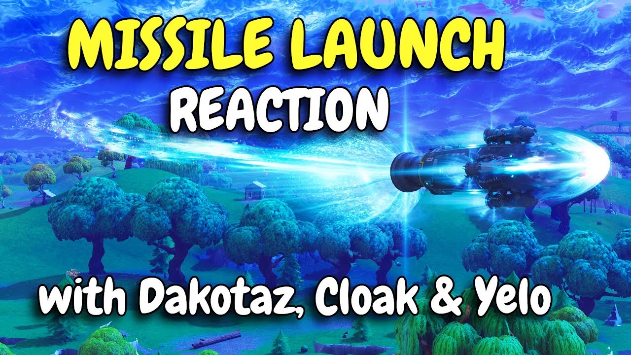 MISSILE LAUNCH REACTION | w/ Dakotaz, Faze Cloak, & Yelo - YouTube