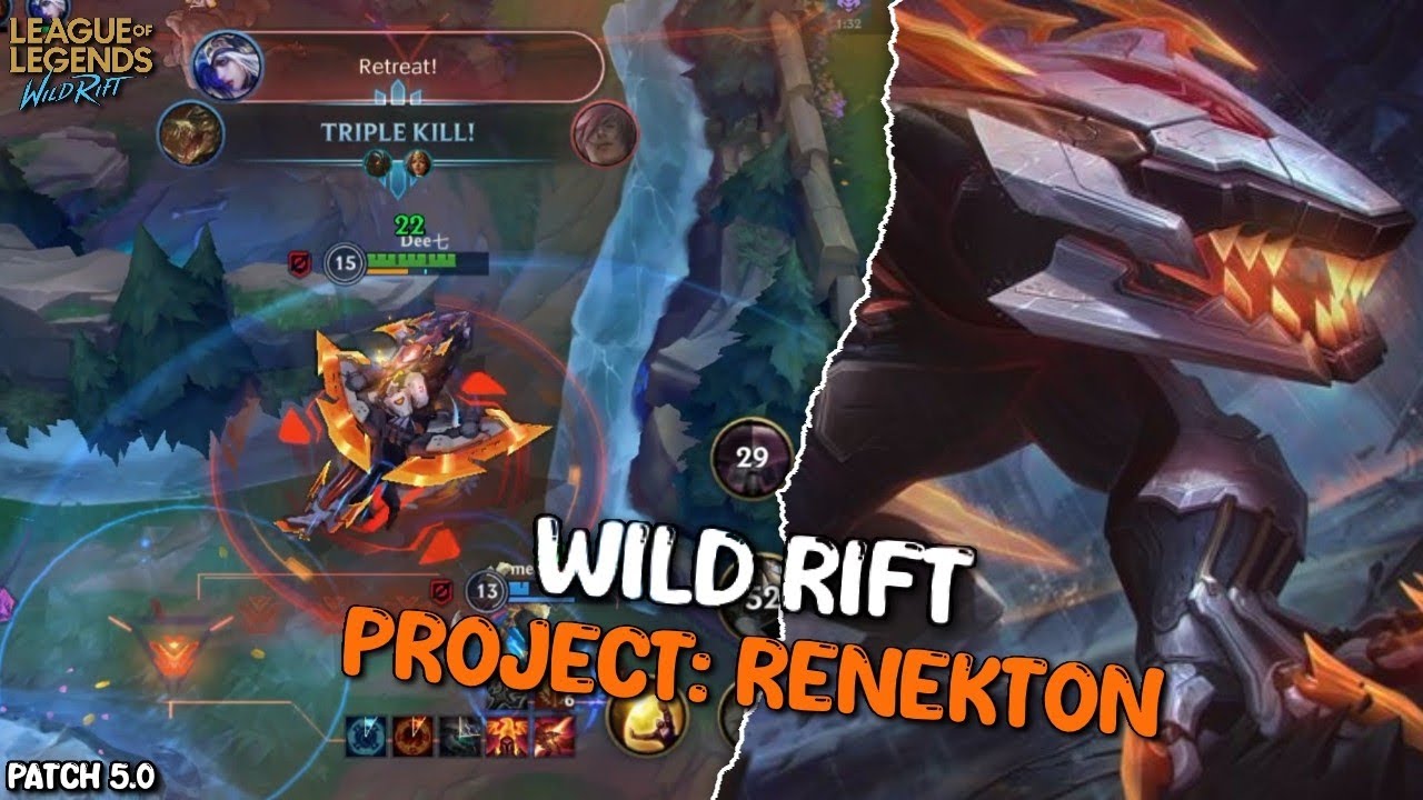 Project: Renekton Gameplay New Season - League of Legends: Wild Rift ...