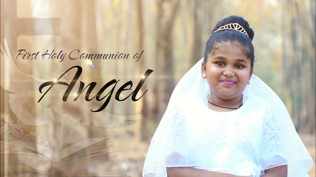 First Holy Communion of Angel - YouTube