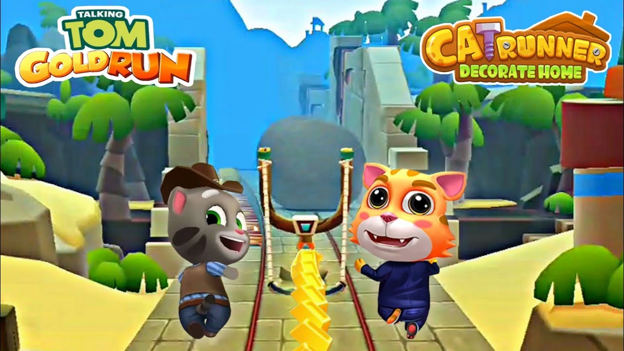 Cat runner VS Tom gold run gameplay new challenge 😎 - YouTube