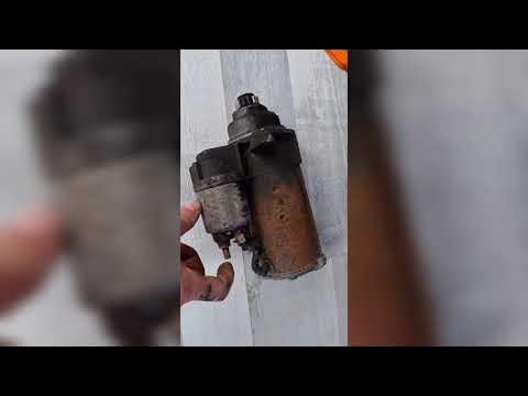 VW T4 starter motor change - YouTube