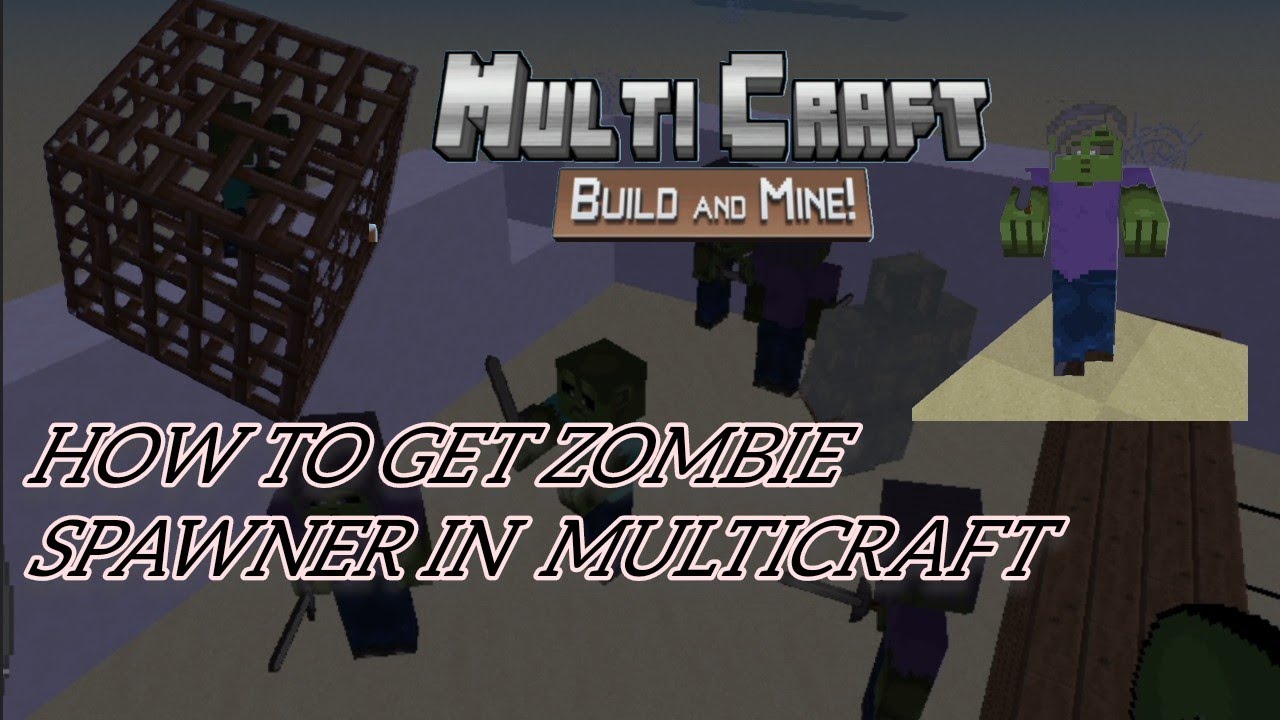 How To Get Zombie Spawner In Multicraft|Zombie Spawner In Multicraft ...