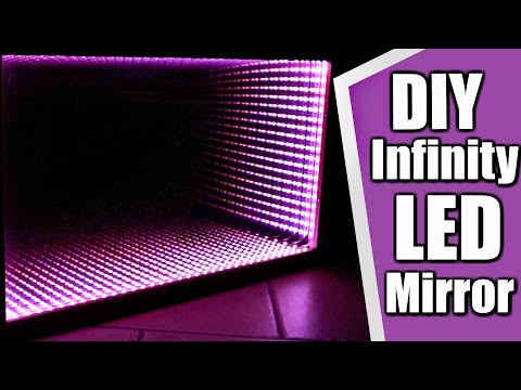 How to make a LED Infinity Illusion Mirror - BUDGET HOME DIY