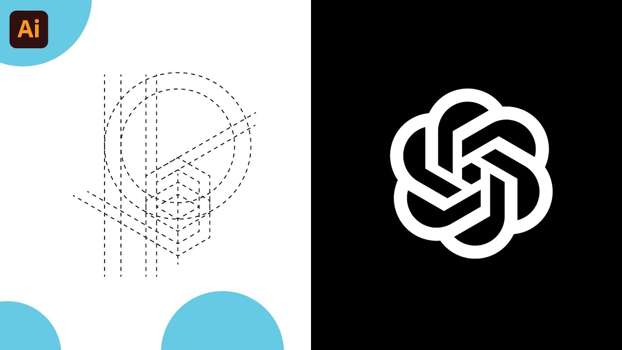 How to Create Chat GPT Logo in Illustrator - YouTube