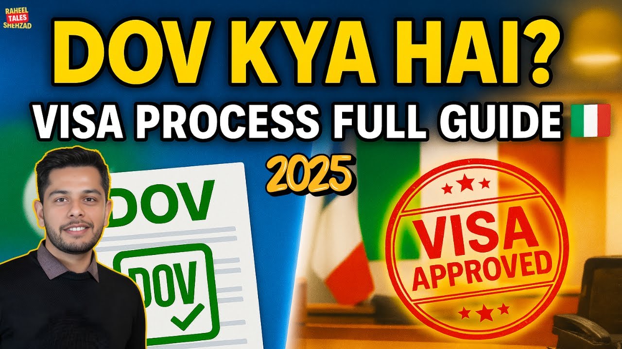 Italy Study Visa & DOV Process 2025 | Complete Step-by-Step Guide for Pakistani & Indian ...