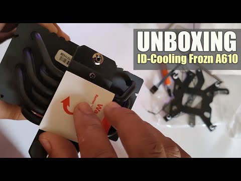 ID Cooling Frozen A610 Black | Unboxing & Installation | Budget CPU Cooler
