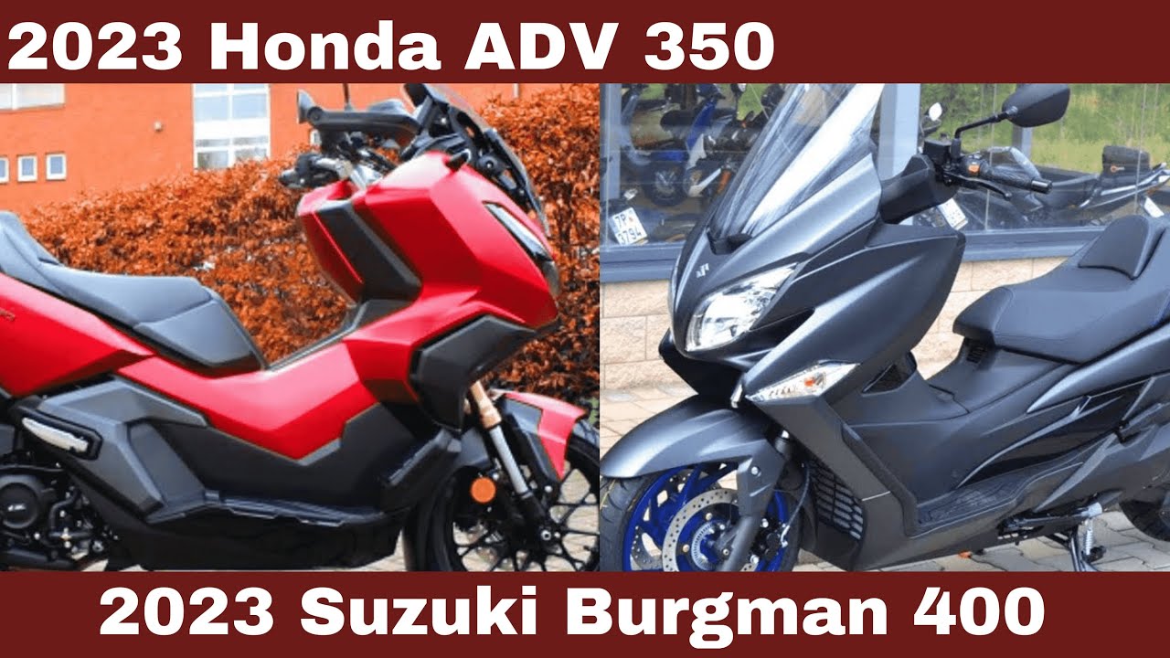 Comparison Detailed Motorcycle of 2023 Honda ADV 350 Vs. Suzuki Burgman ...