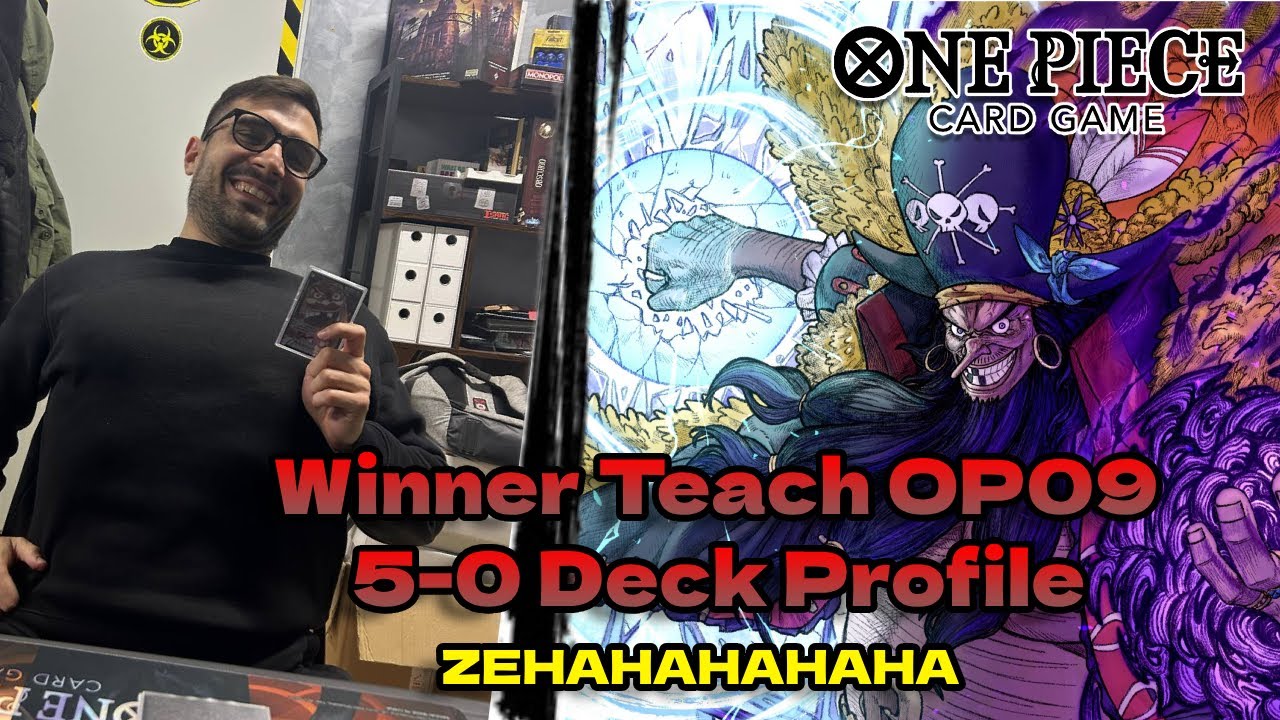Winner 5-0 Blackbeard OP09 Deck Profile - One Piece TCG ITA ...