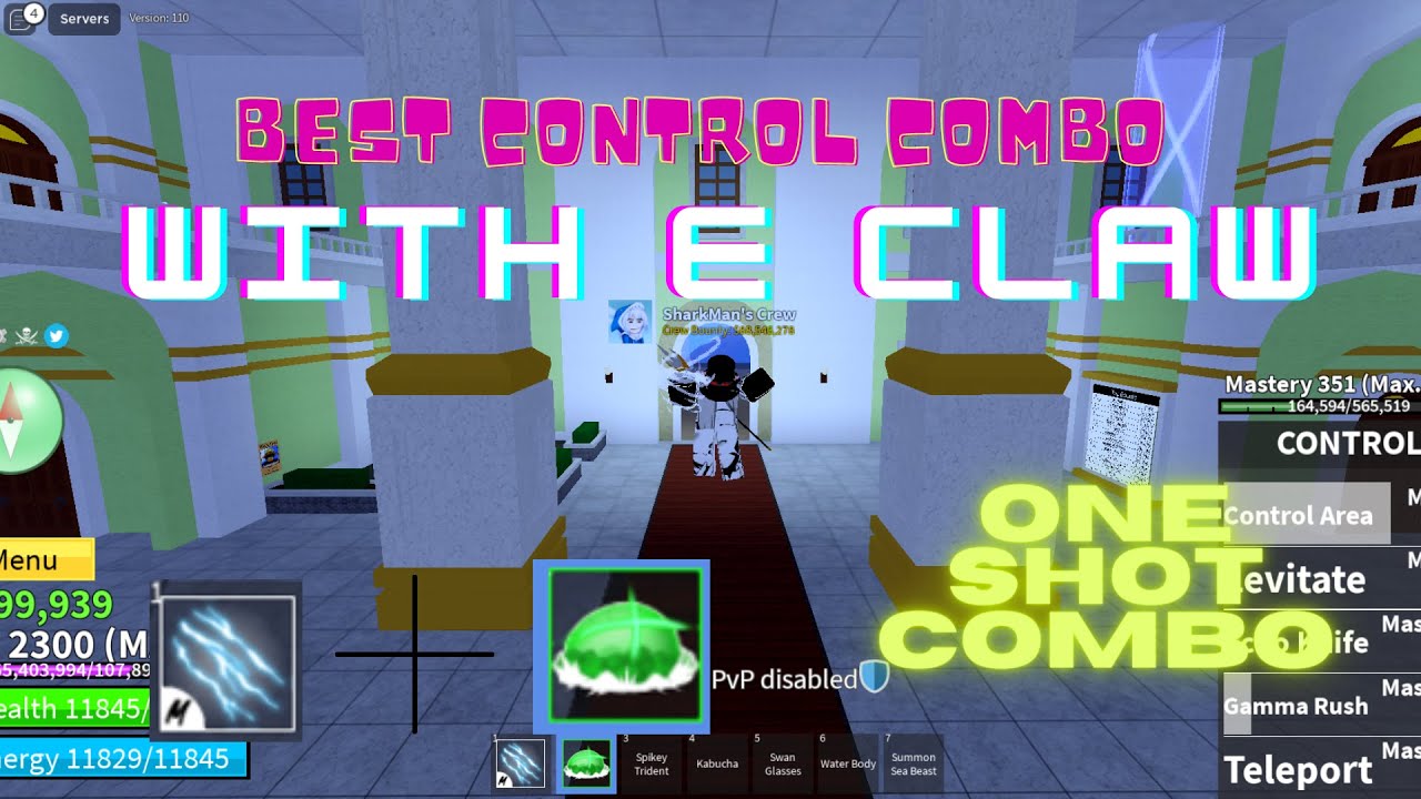 Best One Shot Combo Control + Electric Claw - YouTube