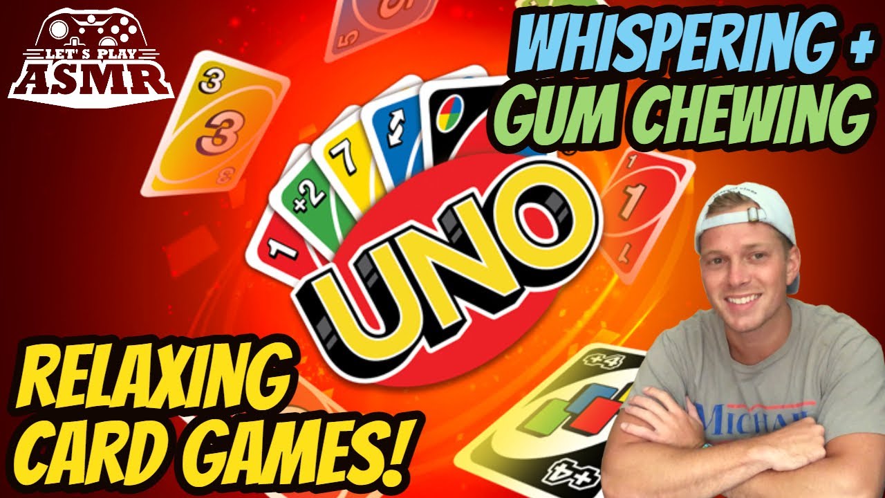 ASMR Gaming: UNO | Relaxing Card Games Vs. Computers! - Gum Chewing ...