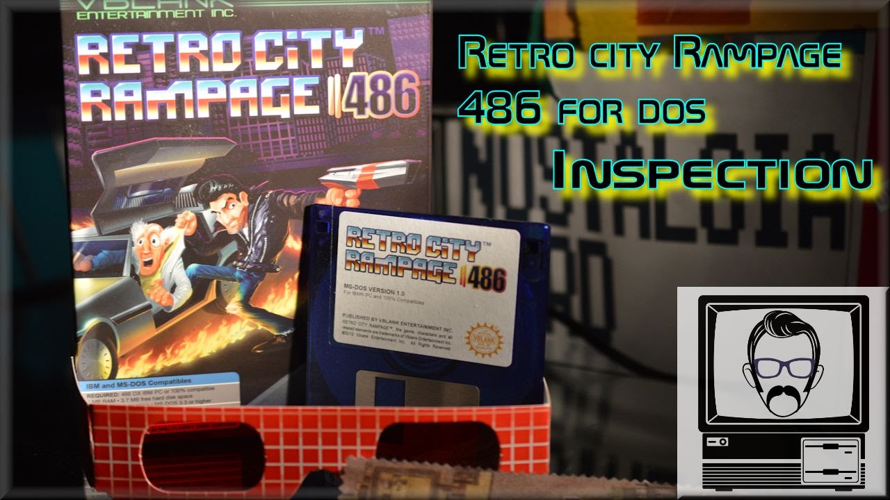 Retro City Rampage 486 DOS Inspection | Nostalgia Nerd - YouTube