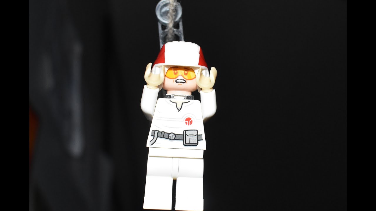 How to build a lego zip line - YouTube