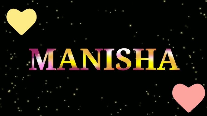 Manisha Love Name Wallpaper