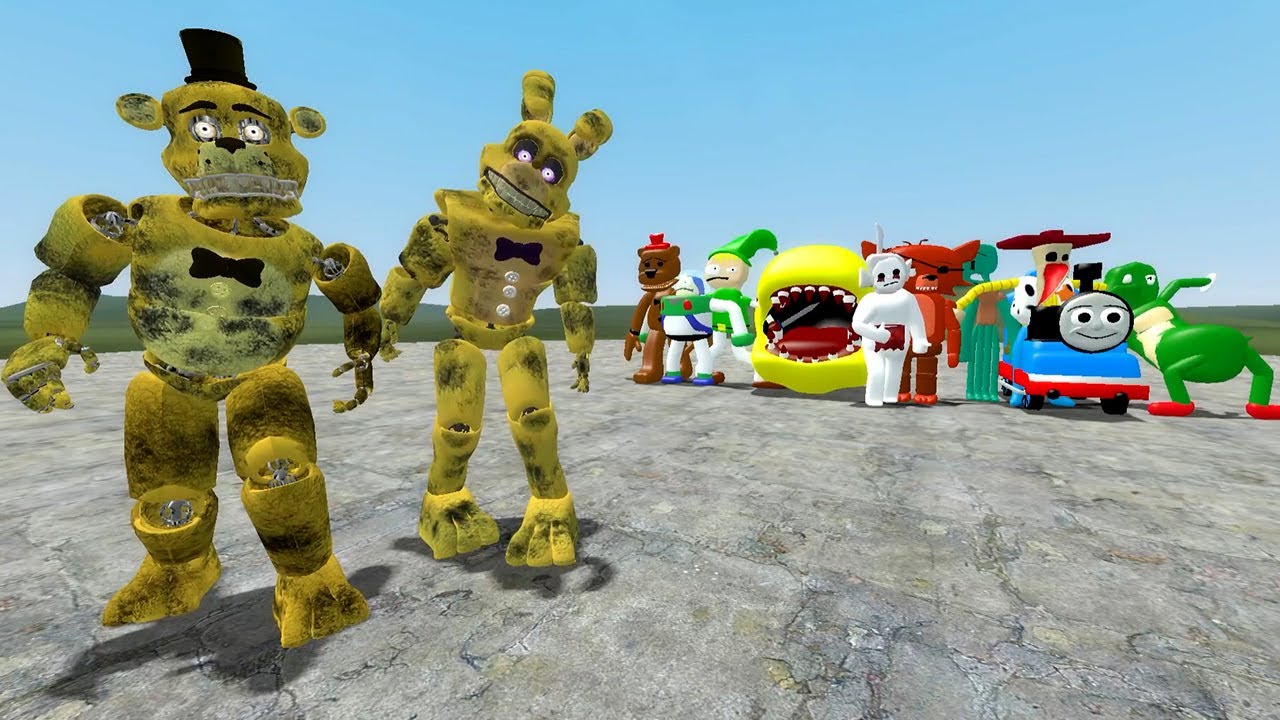 Proto Spring Freddy - Proto Spring Bonnie VS All Sanic Clones/memes in ...