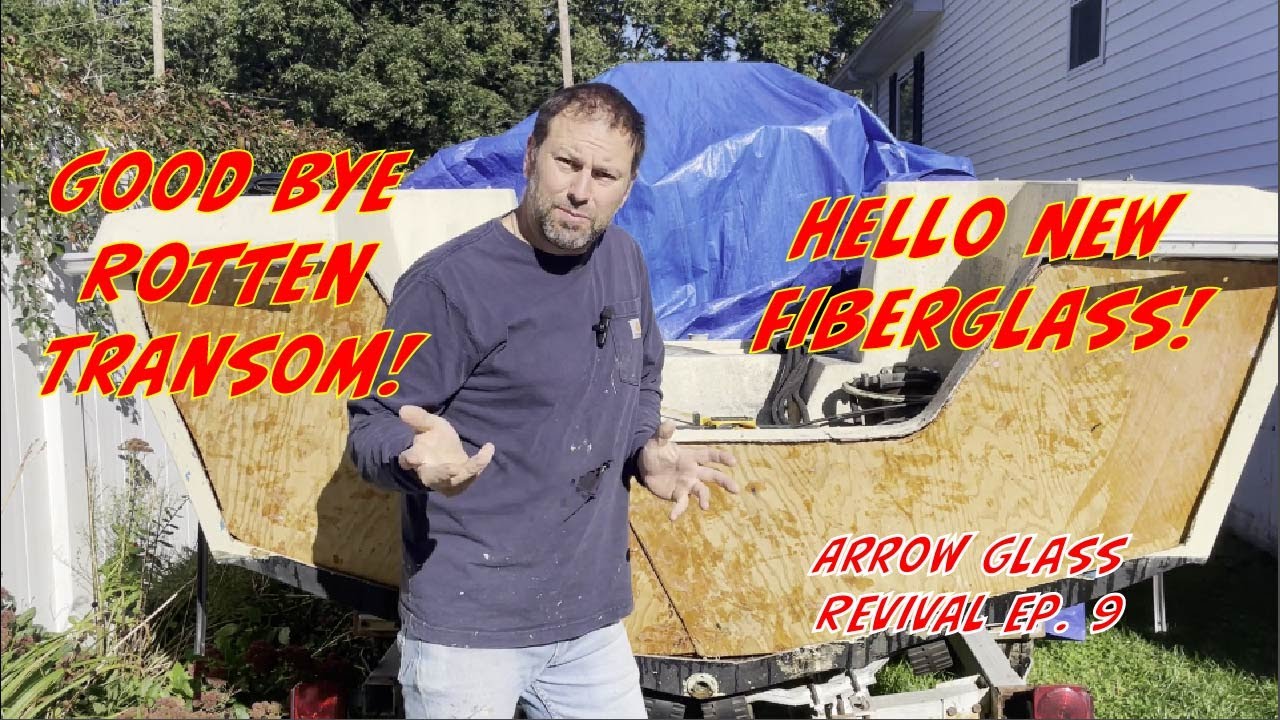 Free Boat Rotted Transom Repair Ep. 9 - YouTube