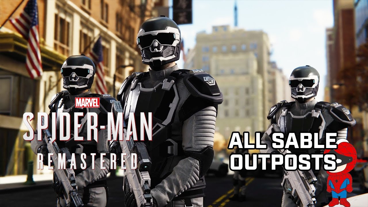 MARVEL'S SPIDER-MAN – All Sable Outposts and Base Tokens | Story ...