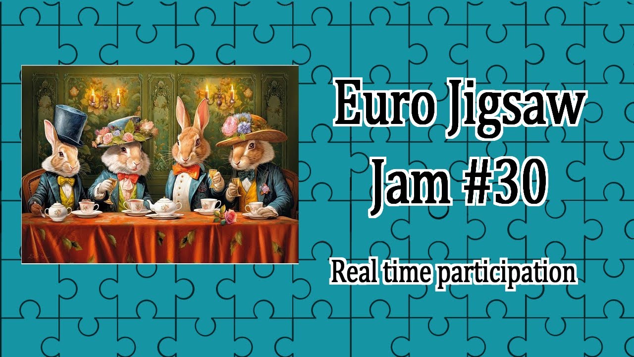 Euro Jigsaw Jam #30 Real time participation! - YouTube