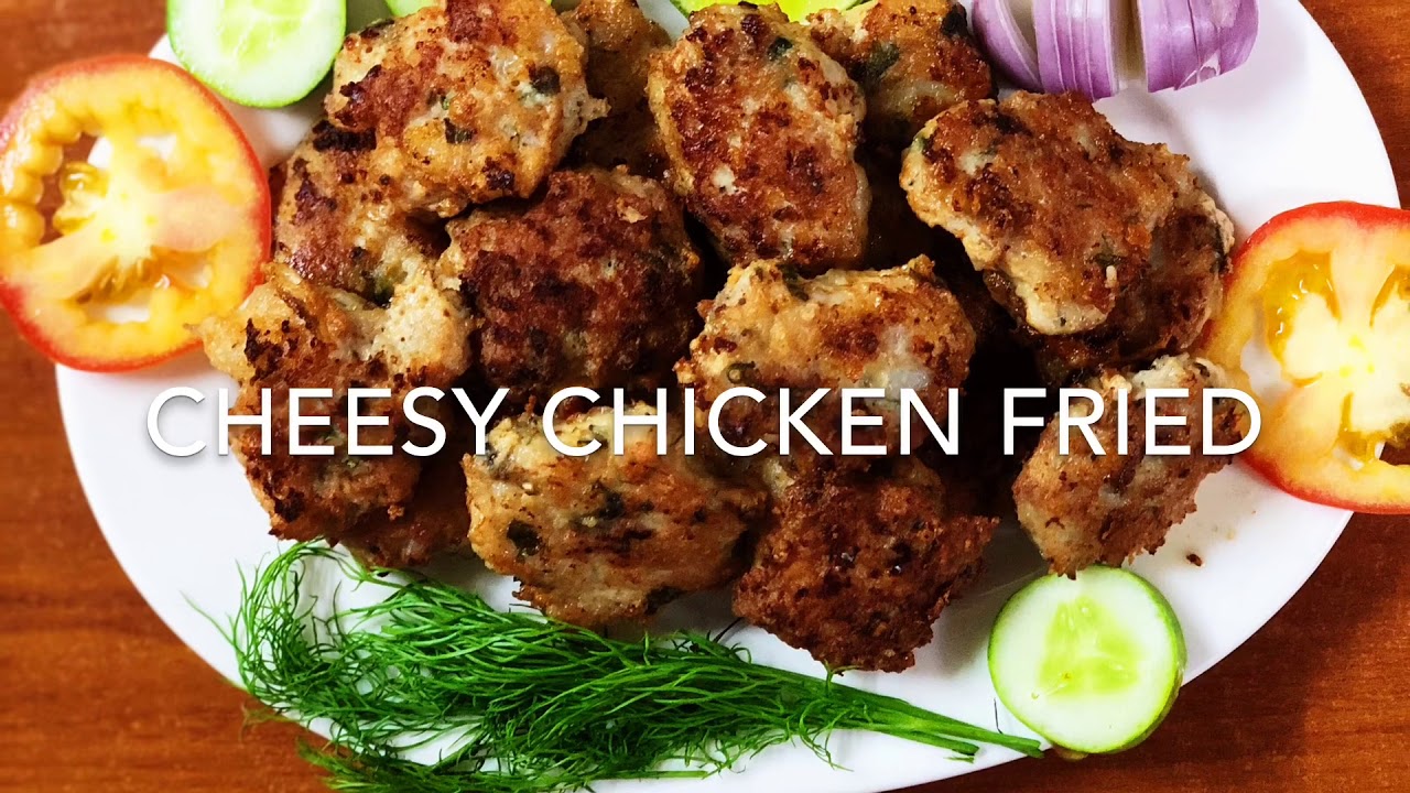 Cheesy Chicken Fried - YouTube