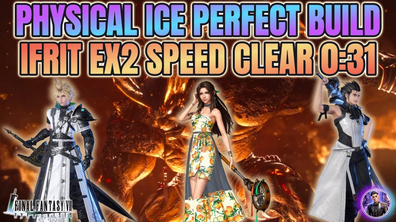 [Final Fantasy 7 Ever Crisis] PHYSICAL ICE PERFECT BUILD! Ice Damage ...