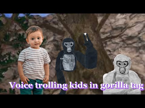 Trolling kids in gorilla tag 🤣 - YouTube