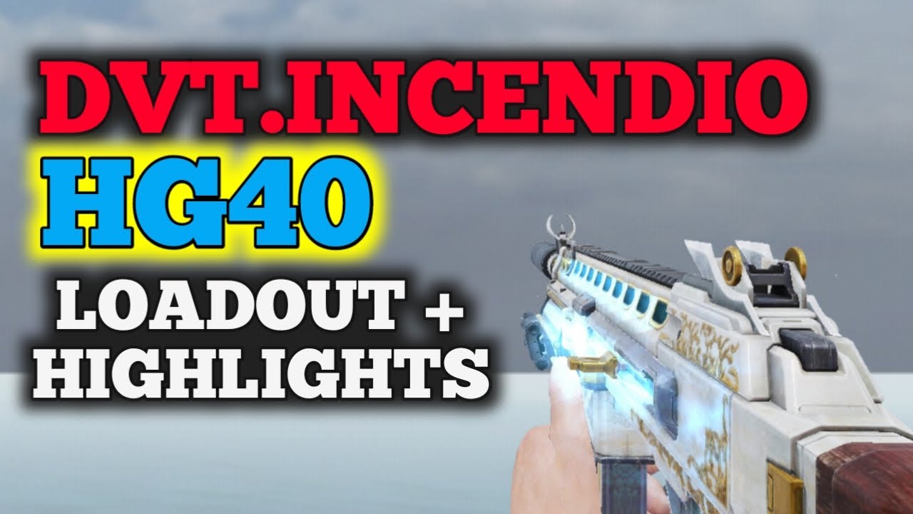 DVT.incendio HG40 Gold Standard | Call of Duty Mobile | Loadout ...