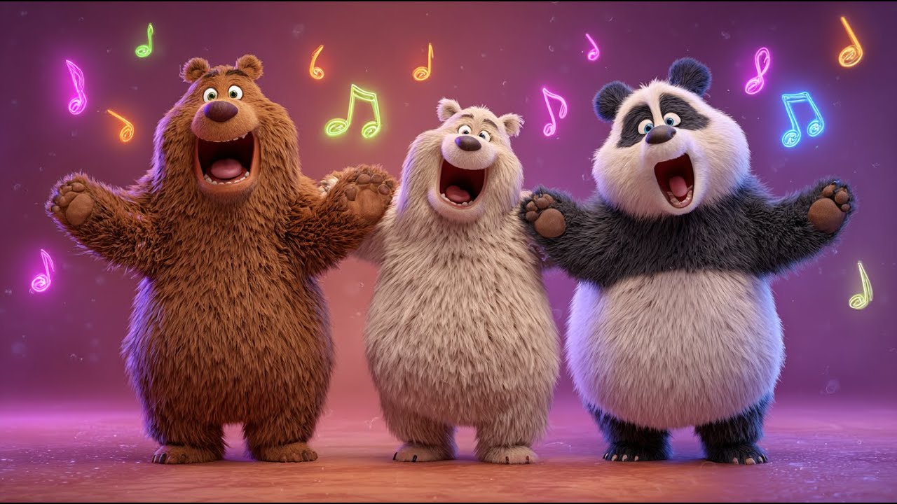 Bear Song for Kids 🧸 | Sing Along with the Bears | Fun Animal Song ...