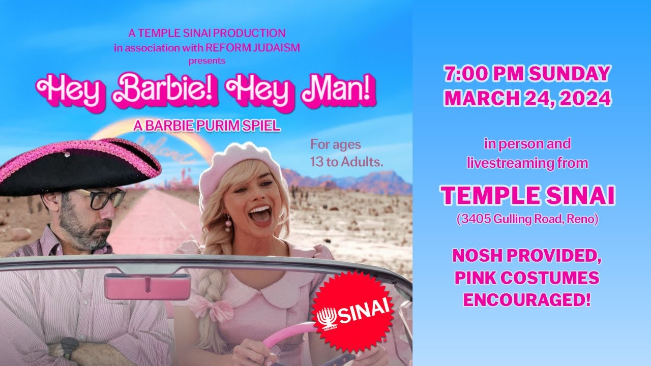 2024-03-24 "Hey Barbie! Hey Man!" Purimspiel - YouTube