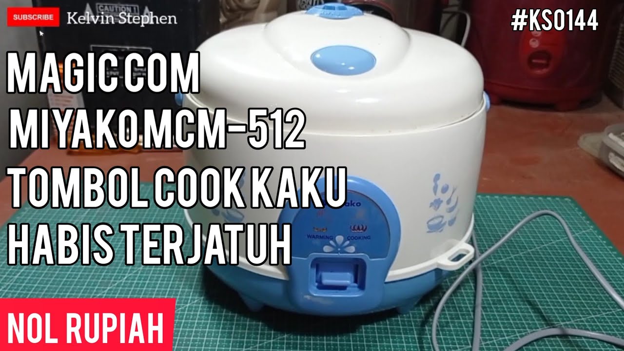 MAGIC COM MIYAKO MCM-512 || TOMBOL COOK KAKU - YouTube