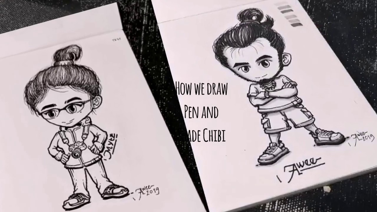 Batanes Art, How we draw Chibi - by Ivatan Artist - YouTube