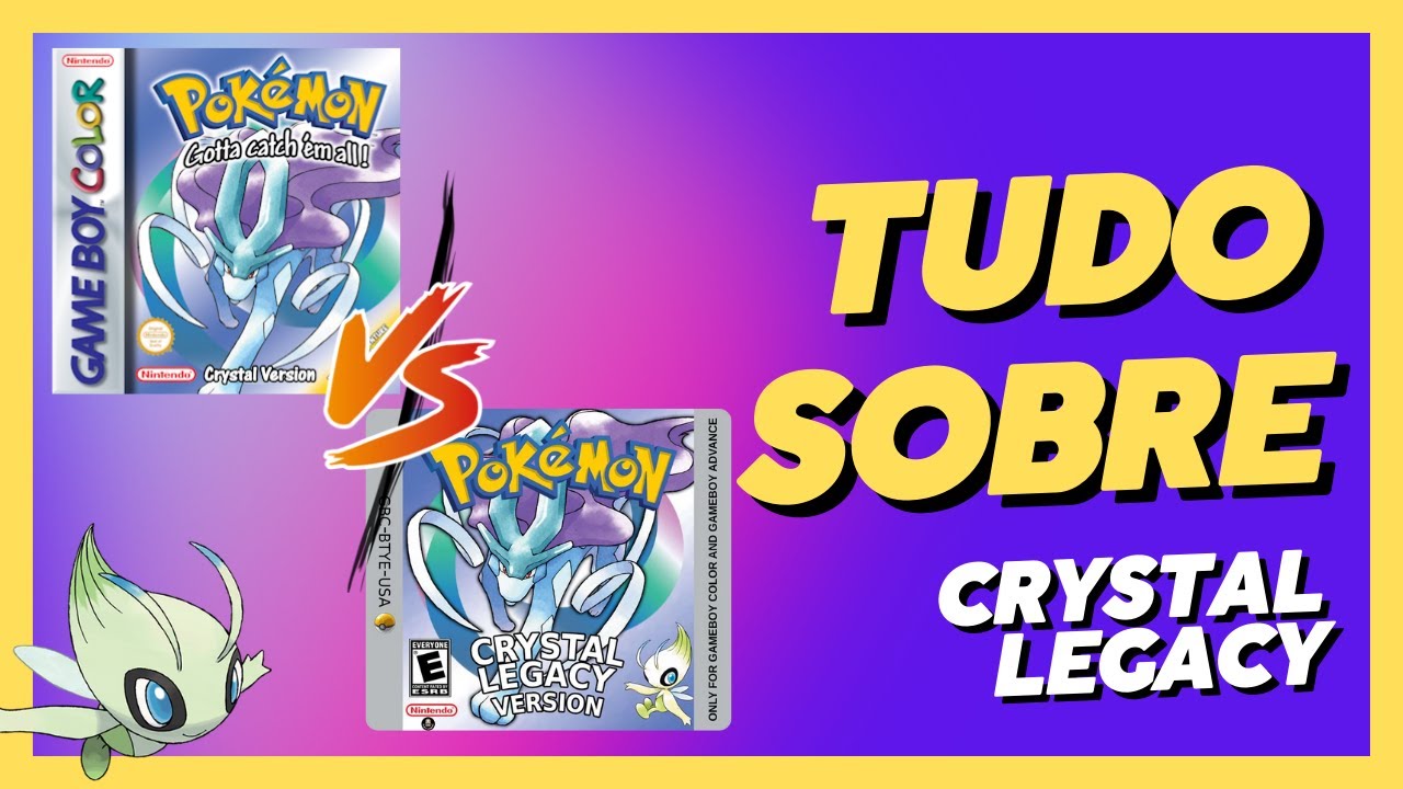 TODAS as Diferenças Entre Pokémon Crystal e Pokémon Crystal Legacy ...